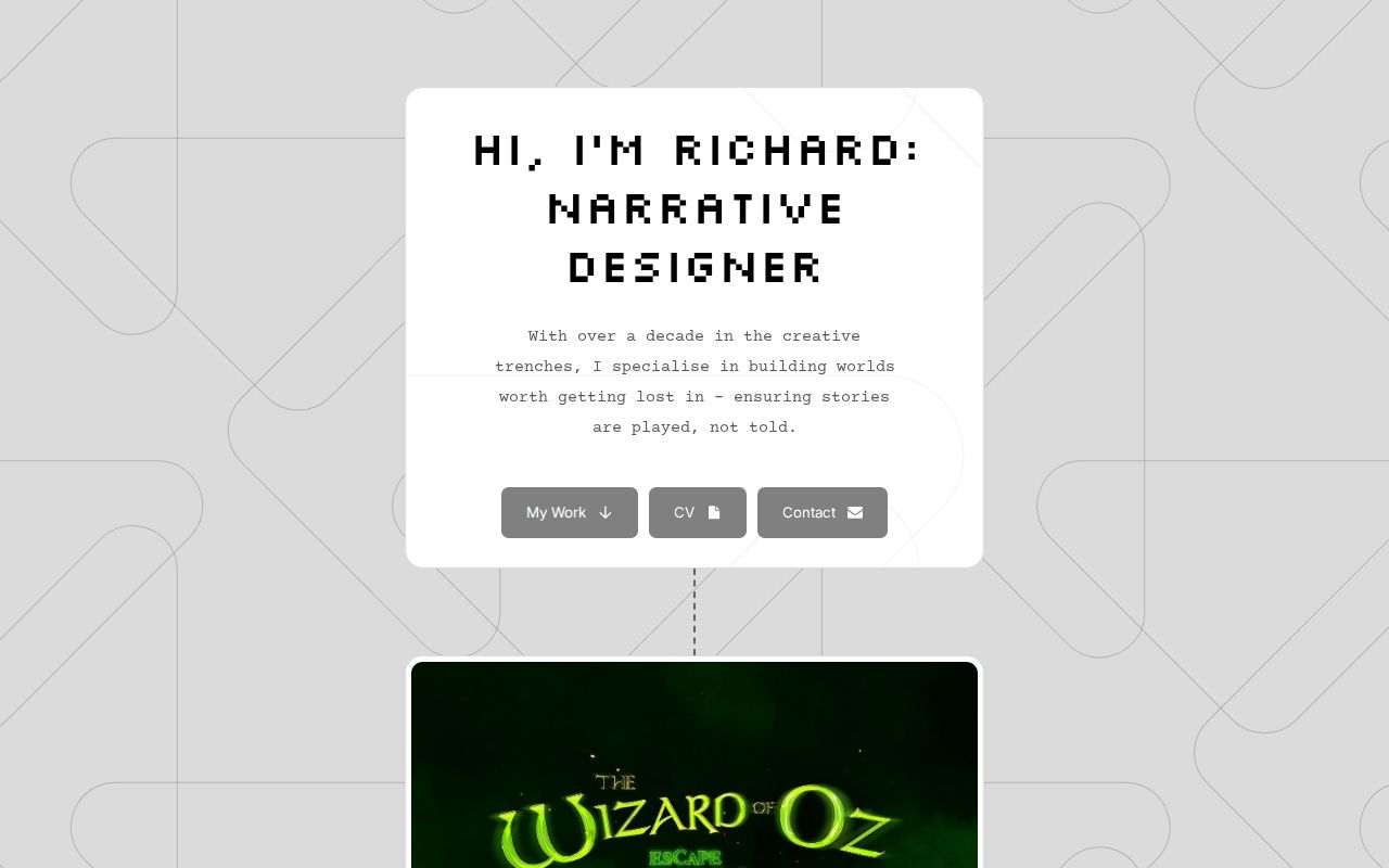 Richard Wilder - Narrative Designer